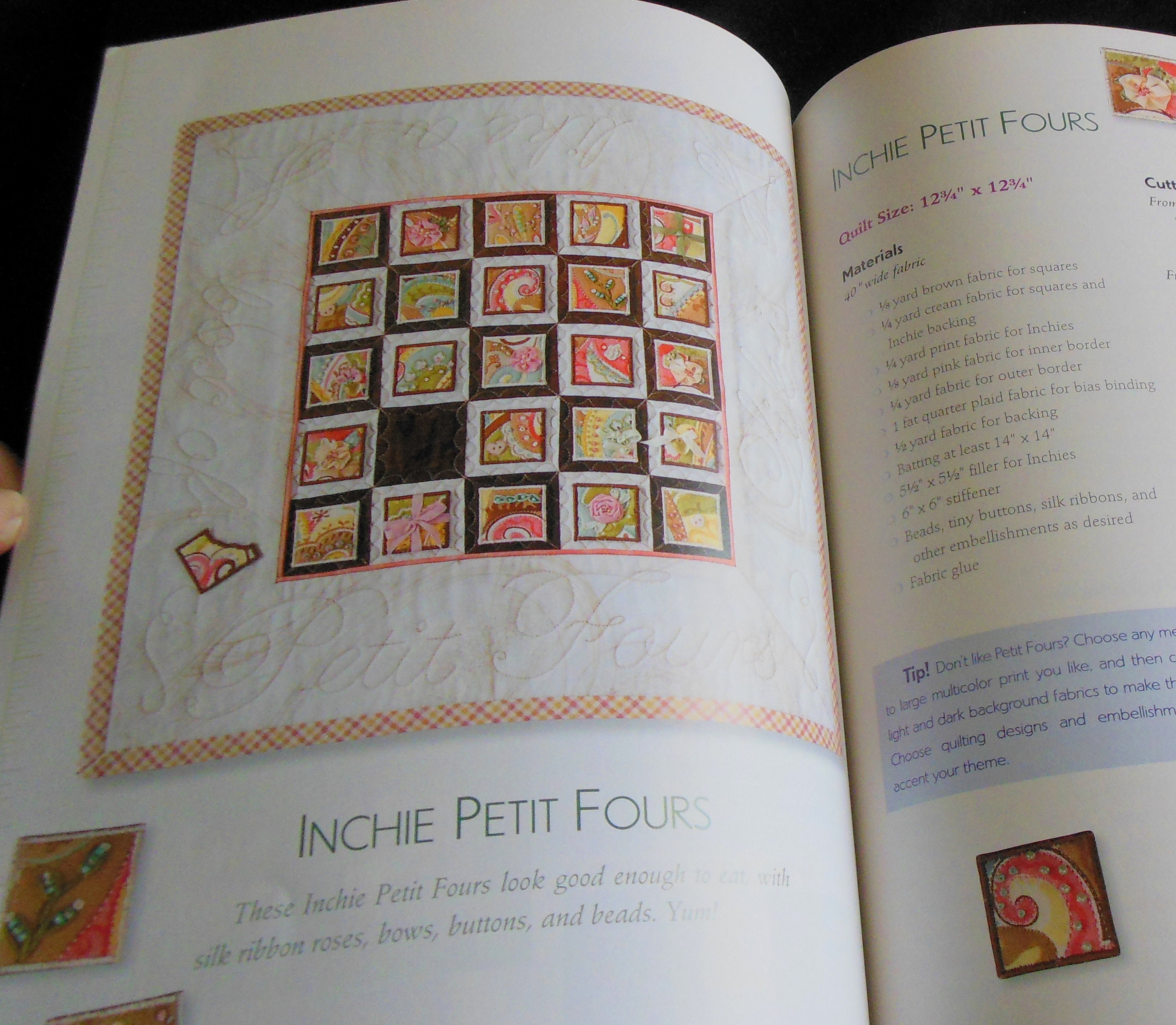 INCHIE QUILTS by Nadine Ruggles AQS Publishing Paperback Book Patterns ...
