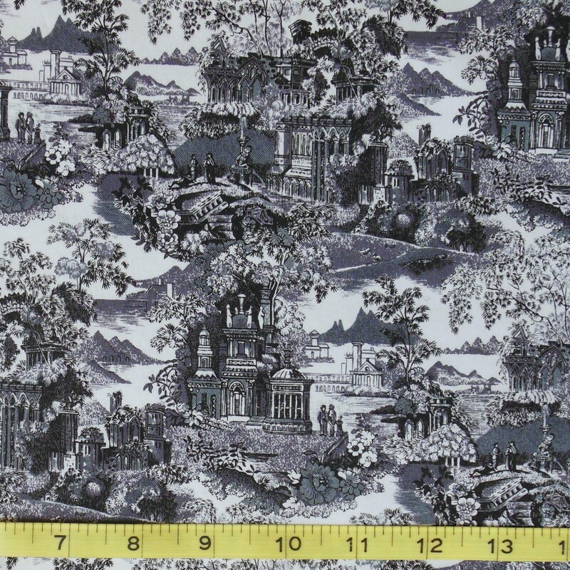 English Toile Fabric - Etsy