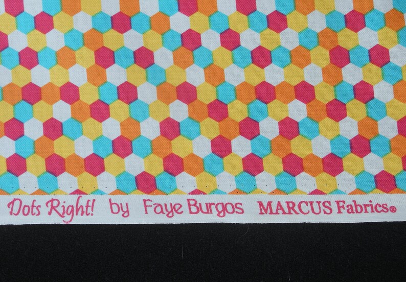Dots Right - Faye Burgos Marcus Fabrics - Multicolor Geometric Circles ...
