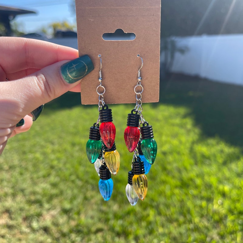 Christmas Earrings - Etsy
