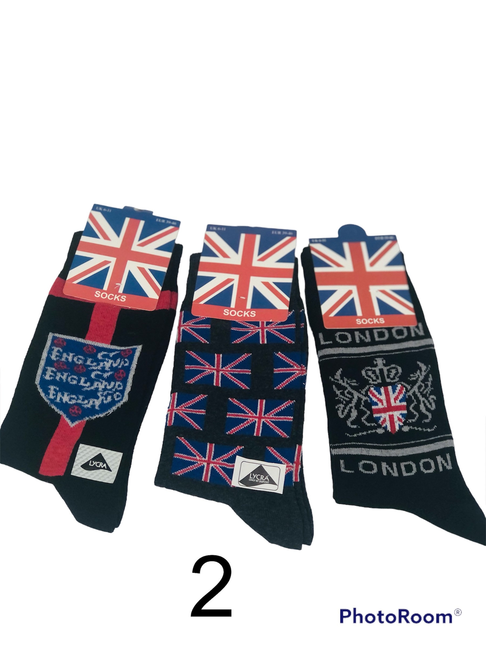 3 Pairs Souvenir Mens Socks, Uk Flag Socks, Flag Gifts, Unisex Socks ...