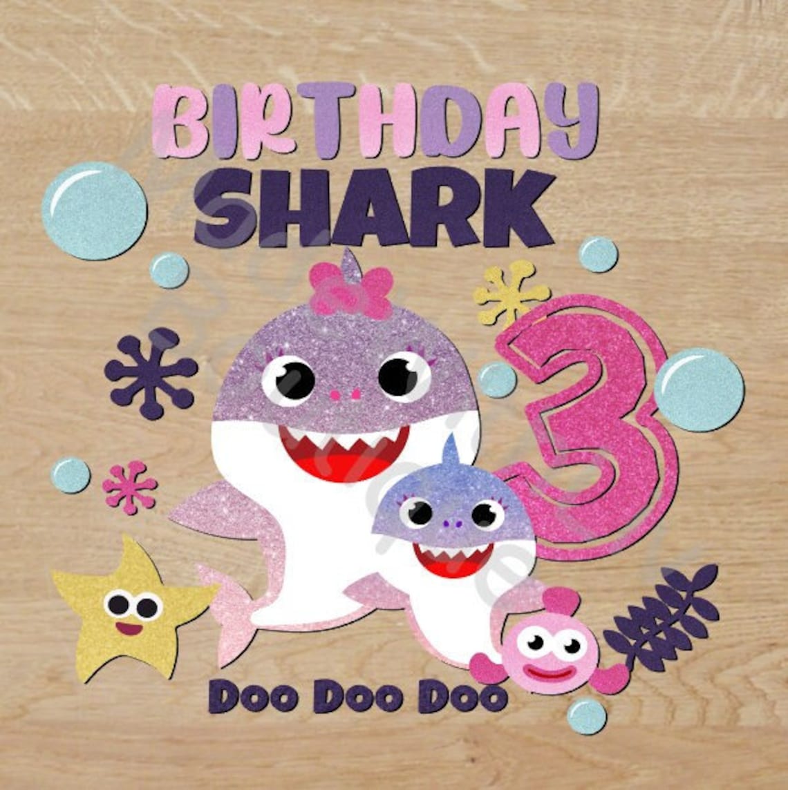 3rd Birthday Shark PNG, Shark Doo Doo Png, Third Birthday Shark, Baby ...