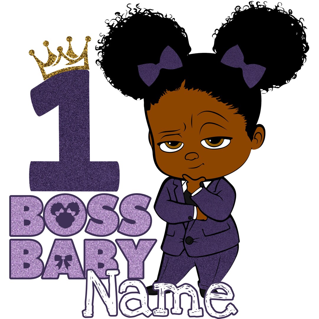 Printable Boss Baby 1st Birthday | Personalized Digital File - Etsy