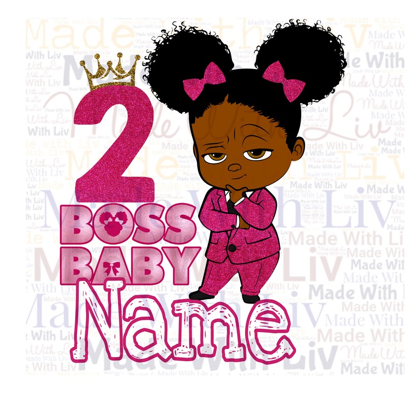 Boss Baby Girl - Etsy