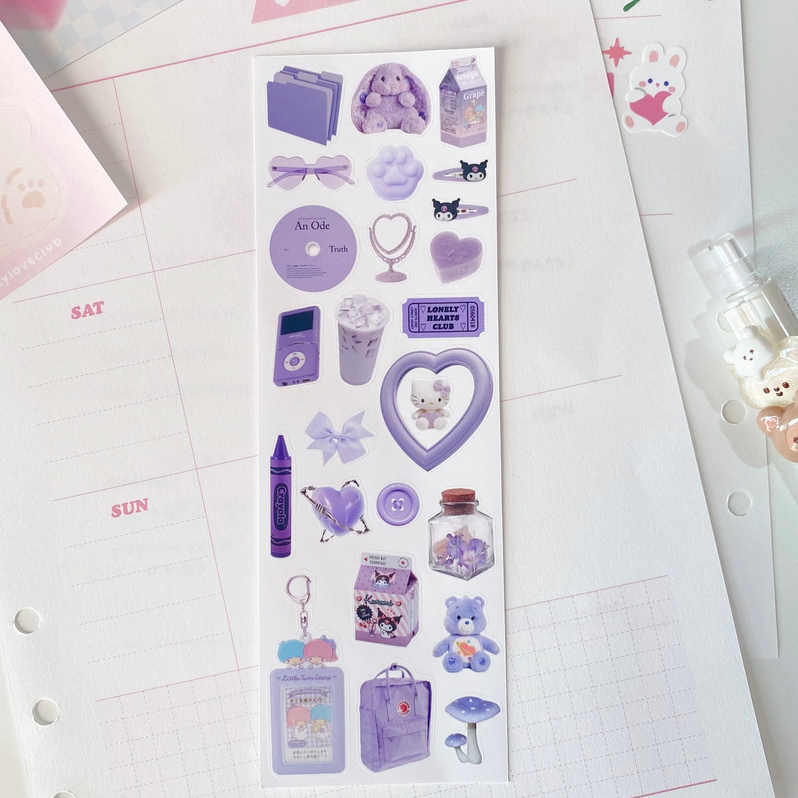 PNG Stickers Cute Stickers Journal Stationery Kpop - Etsy