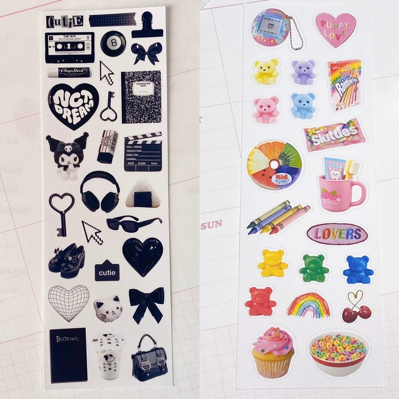 PNG Stickers Cute Stickers Journal Stationery Kpop - Etsy
