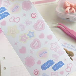Cuteness Overload Sticker Sheet Korean Stationery Cute Kpop - Etsy