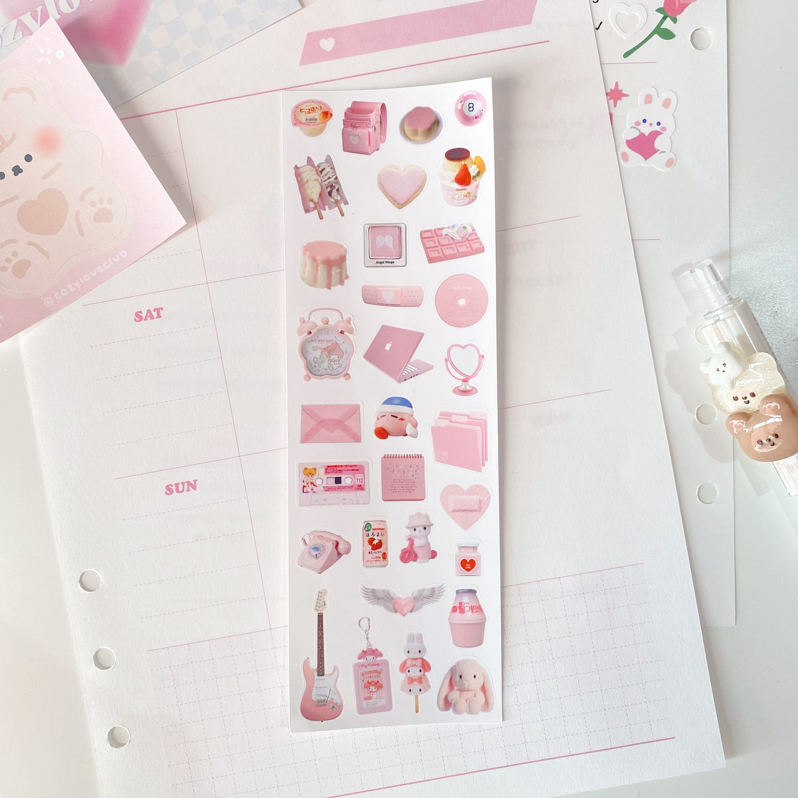PNG Stickers Cute Stickers Journal Stationery Kpop - Etsy