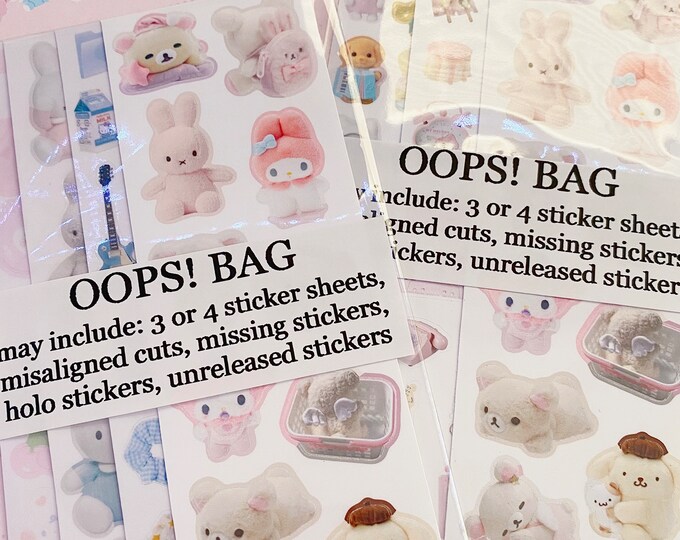 VOLZZI KOREAN STICKERS Adorable Cute Kawaii Korea Sticker Mini Bear ...