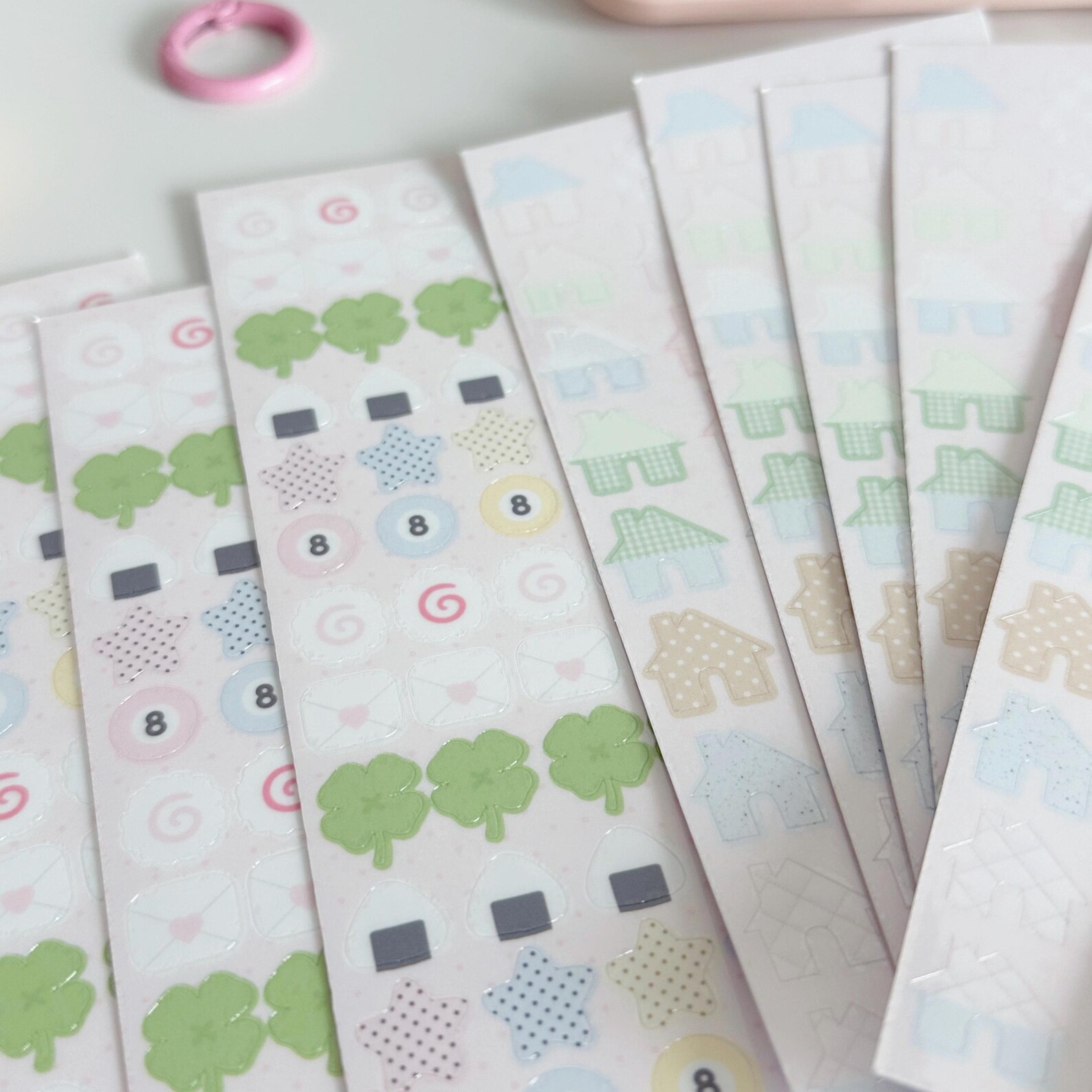 Lucky Bites Sticker Sheet - PNG Stickers, Cute Deco Accessories, Kpop ...