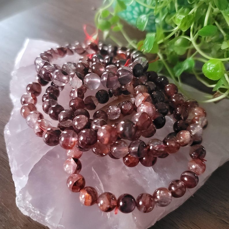 Fire Quartz - 6mm Beads - Grounding, Clarity, Vitality - Etsy