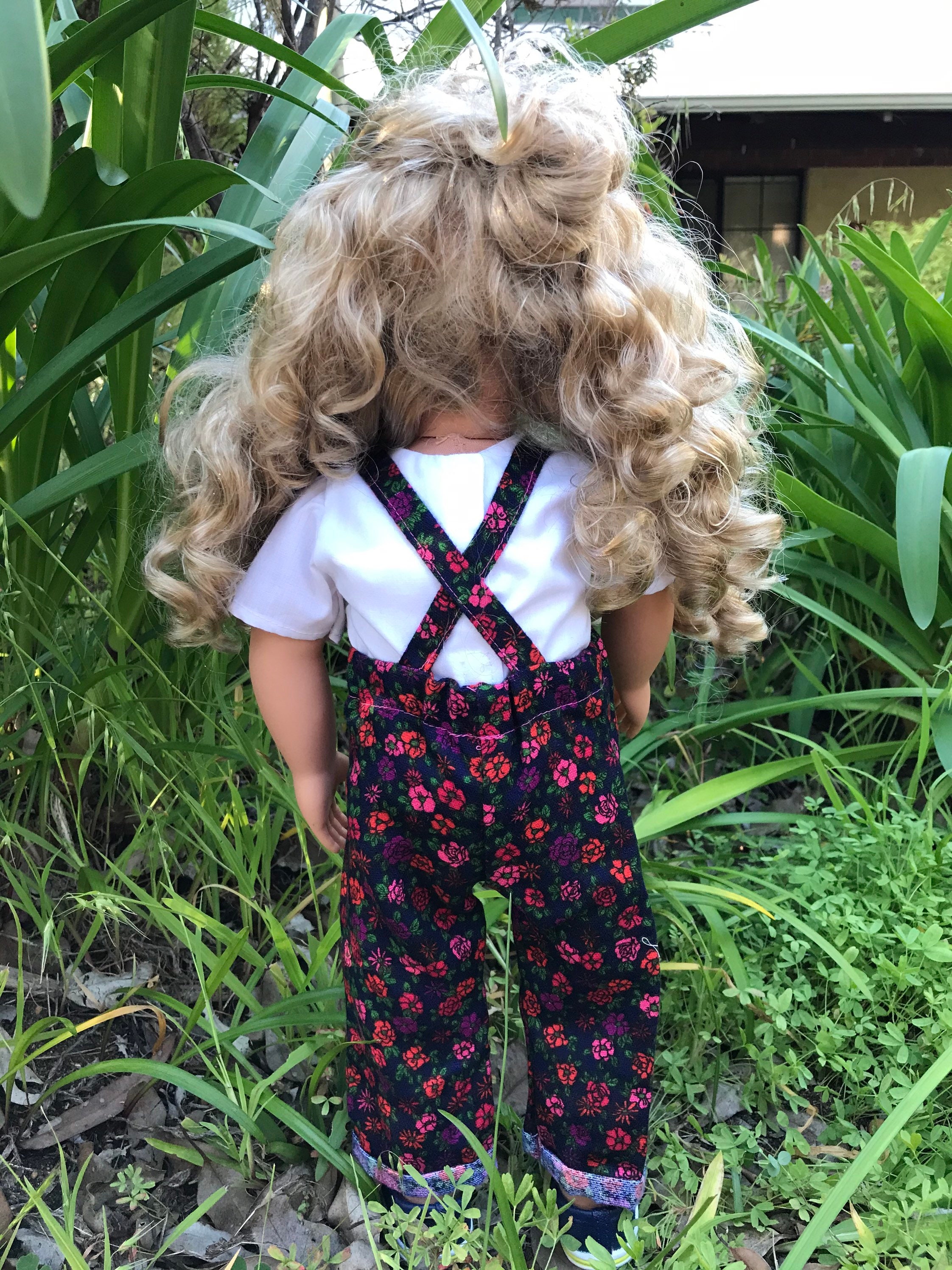Long Overalls for 18 Dolls // Handmade // Fits American Girl, Our ...