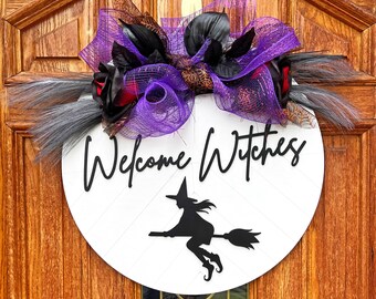Welcome Witches Front Door - Etsy