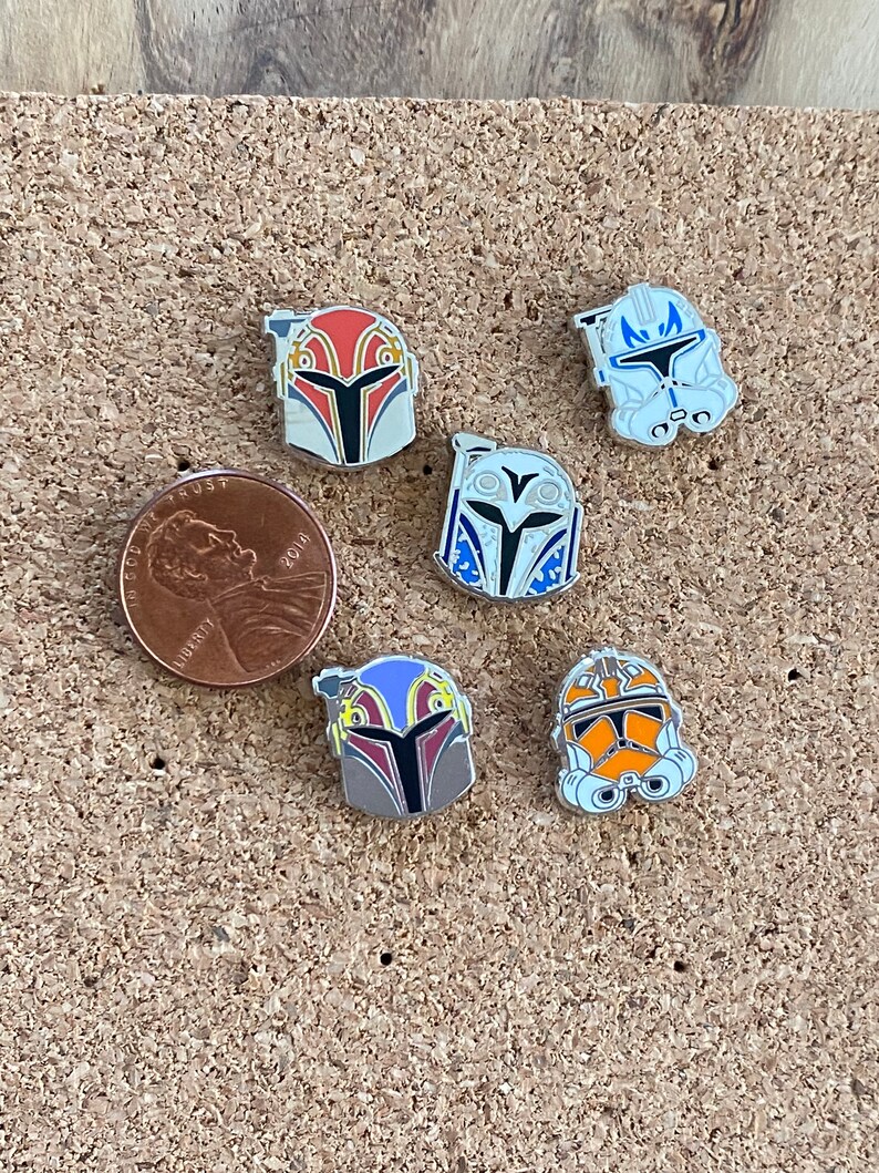 MINI Enamel Pins Helmets / MINI FILLER Hard Enamel Pin /may - Etsy