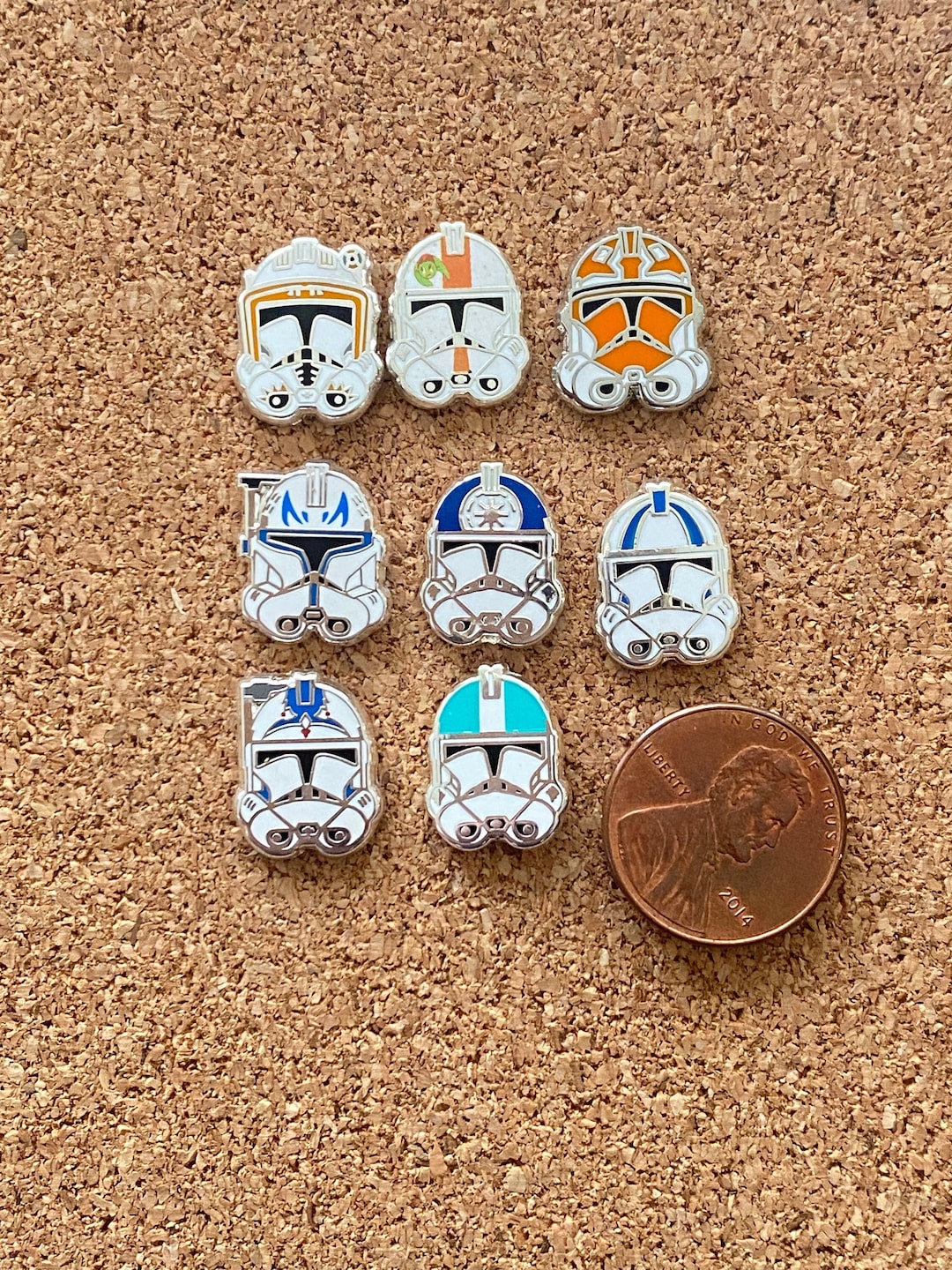 MINI Enamel Pins Clones Helmets / MINI FILLER Hard Enamel Pin /may 4th ...