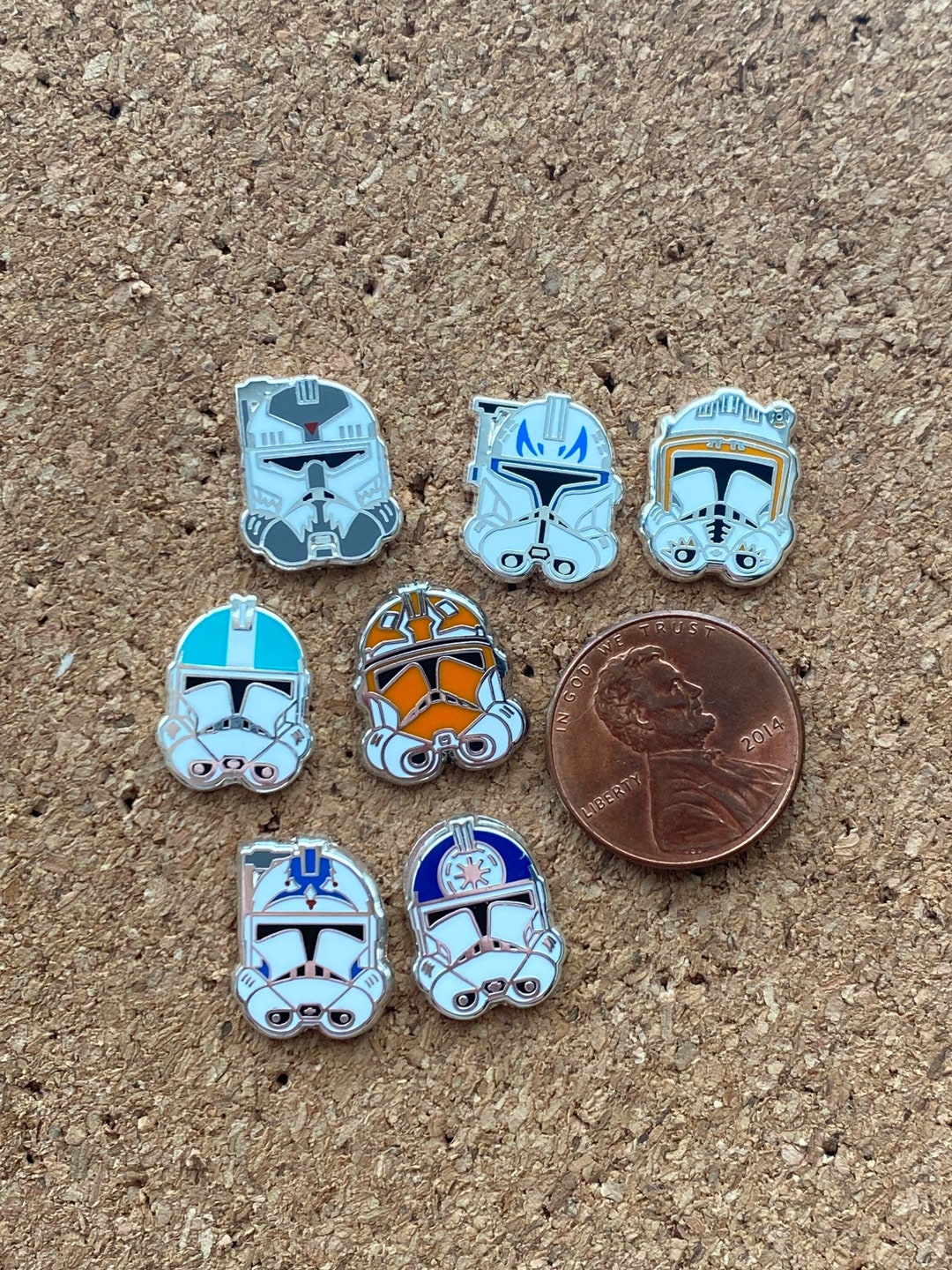 MINI Enamel Pins Clones Helmets / MINI FILLER Hard Enamel Pin - Etsy