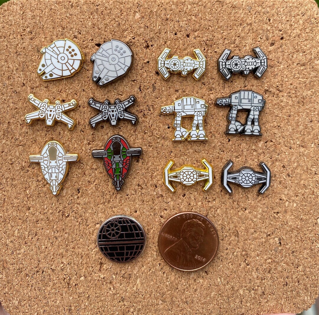 Galaxy Ship MINI Enamel Pins/ MINI FILLER Hard Enamel Pin /christmas ...
