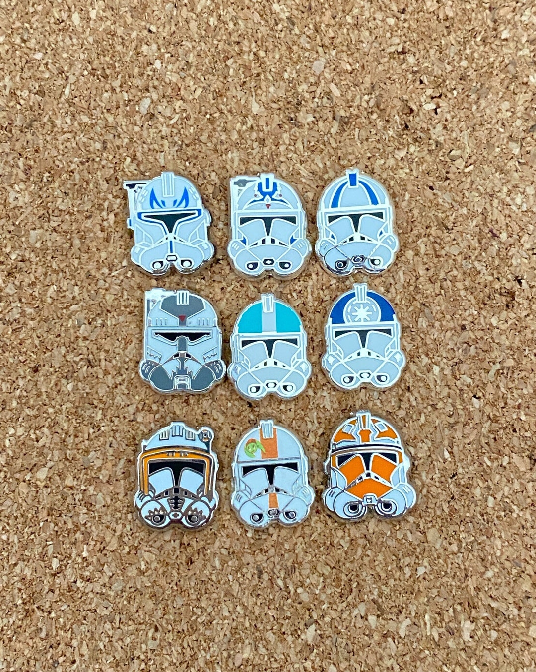 MINI Enamel Pins Clones Helmets / MINI FILLER Hard Enamel Pin /may 4th ...