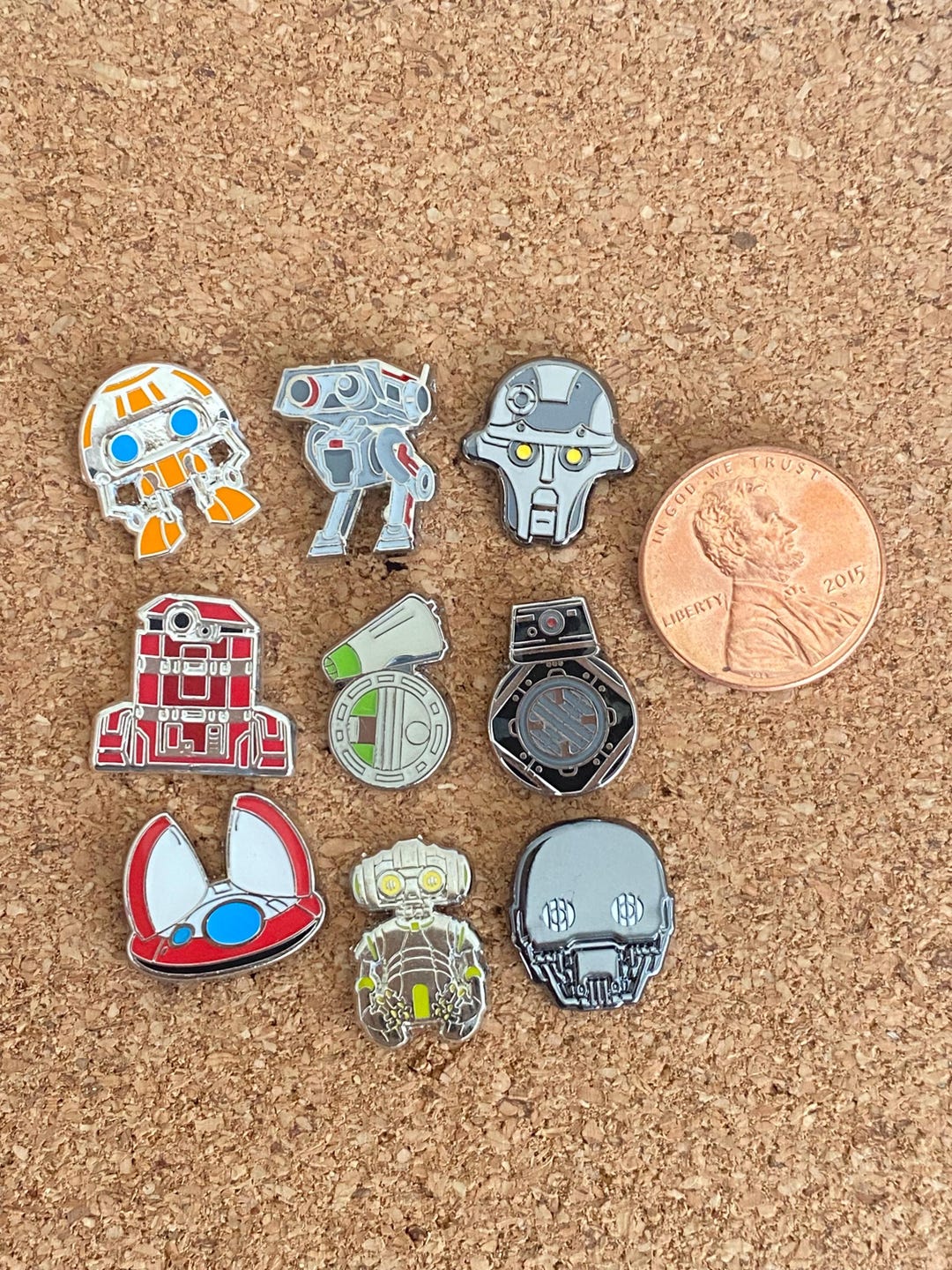 Robots 2 MINI Enamel Pins/ MINI FILLER Hard Enamel Pin /christmas Gift ...