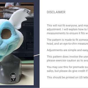 Fursuit Bucket Head Pattern *PDF DOWNLOAD* - Etsy