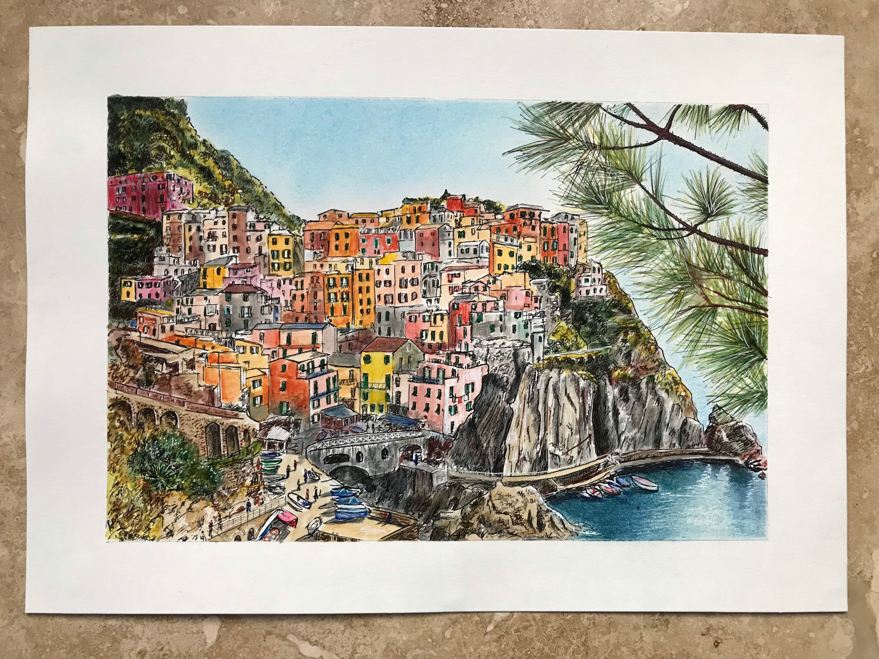 Manarola, Fine Art Print, Wall Decor, Cinque Terre, Liguria, Italy ...