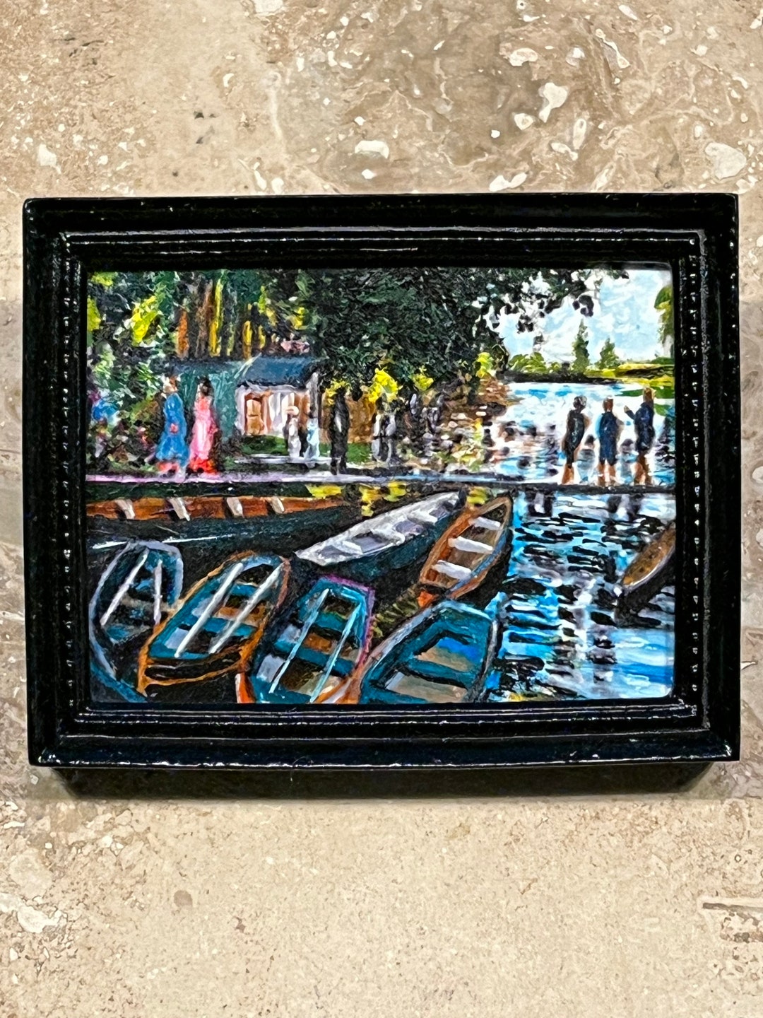 Hand-painted Miniature Painting, Dolls House Painting, Dollhouse ...