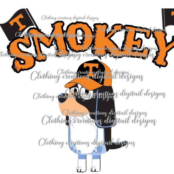 Smokey Bluey Shirt - Etsy
