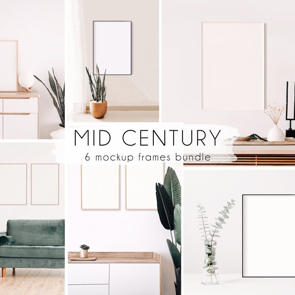 Mid Century Frames - Etsy