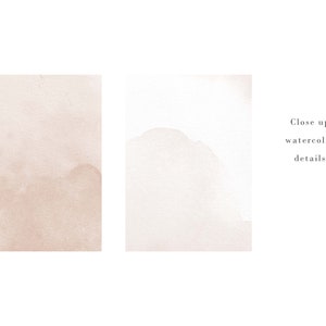 Watercolor Digital Paper Beige, Neutral Watercolor Background Paper ...