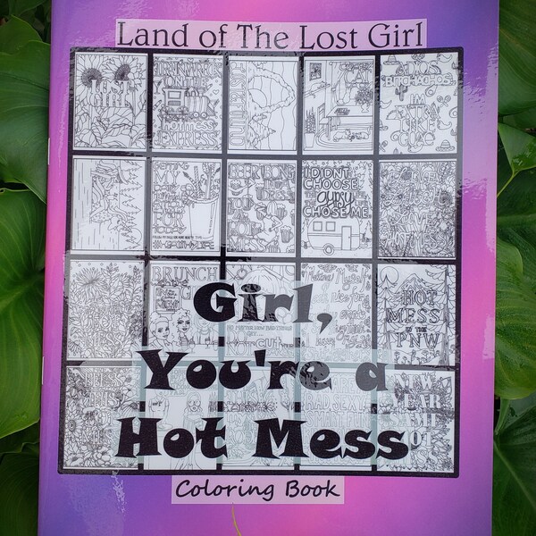 Hot Coloring Books - Etsy