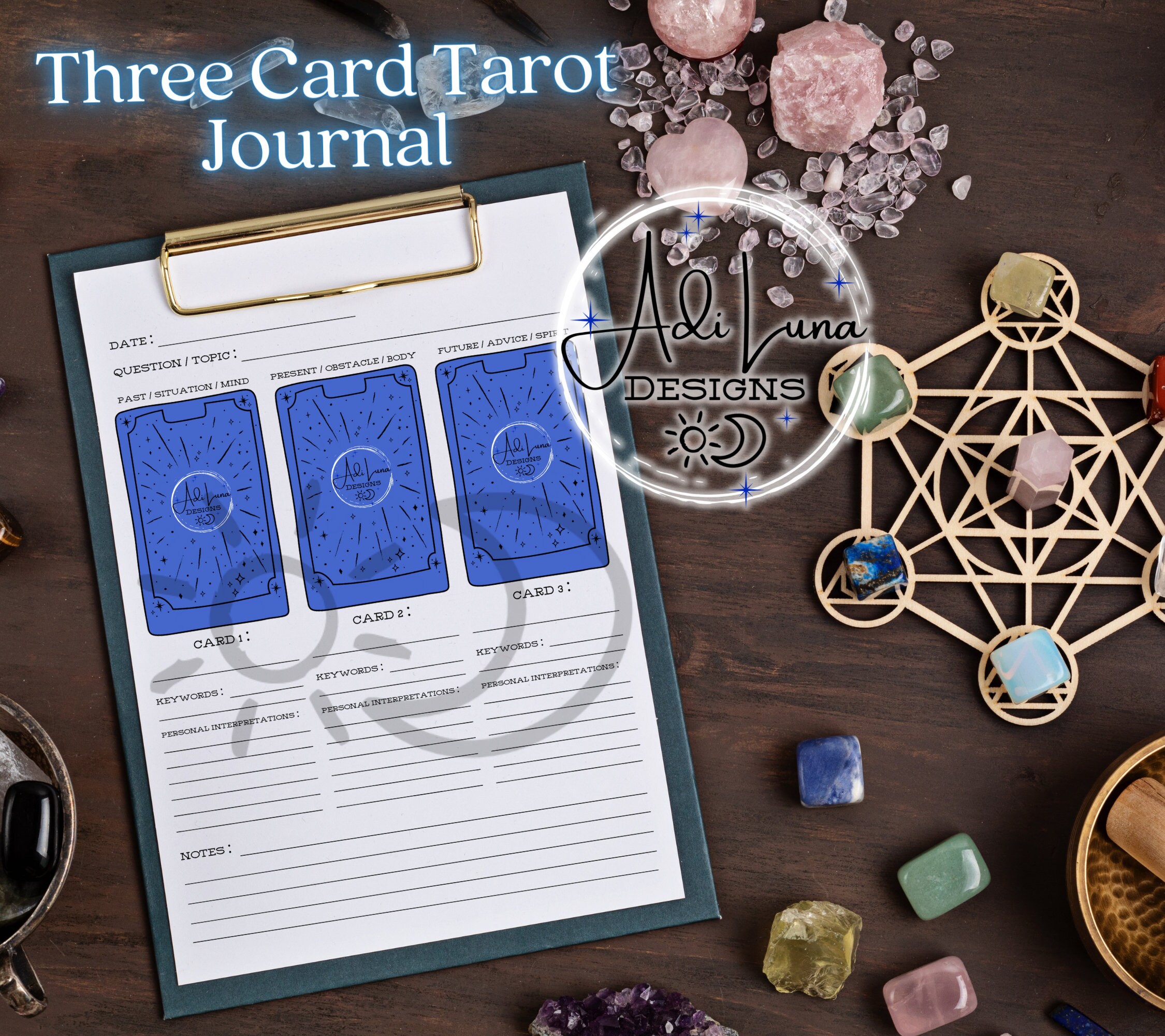 Tarot Journal /digital Download/printable/ Digital Journal - Etsy