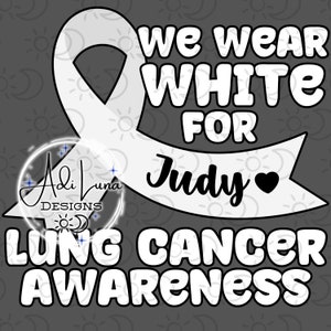 Custom Cancer Awareness Ribbon PNG / Personalized Awareness PNG - Etsy