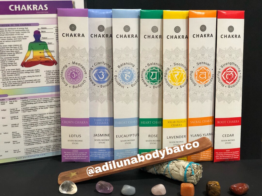 Chakra Chart, Incense Packages, Crystals, Sage Bundle, Incense Burner ...
