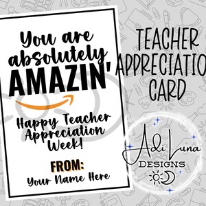 Teacher Appreciation Printable BUNDLE! / DIY Teacher Appreciation ...