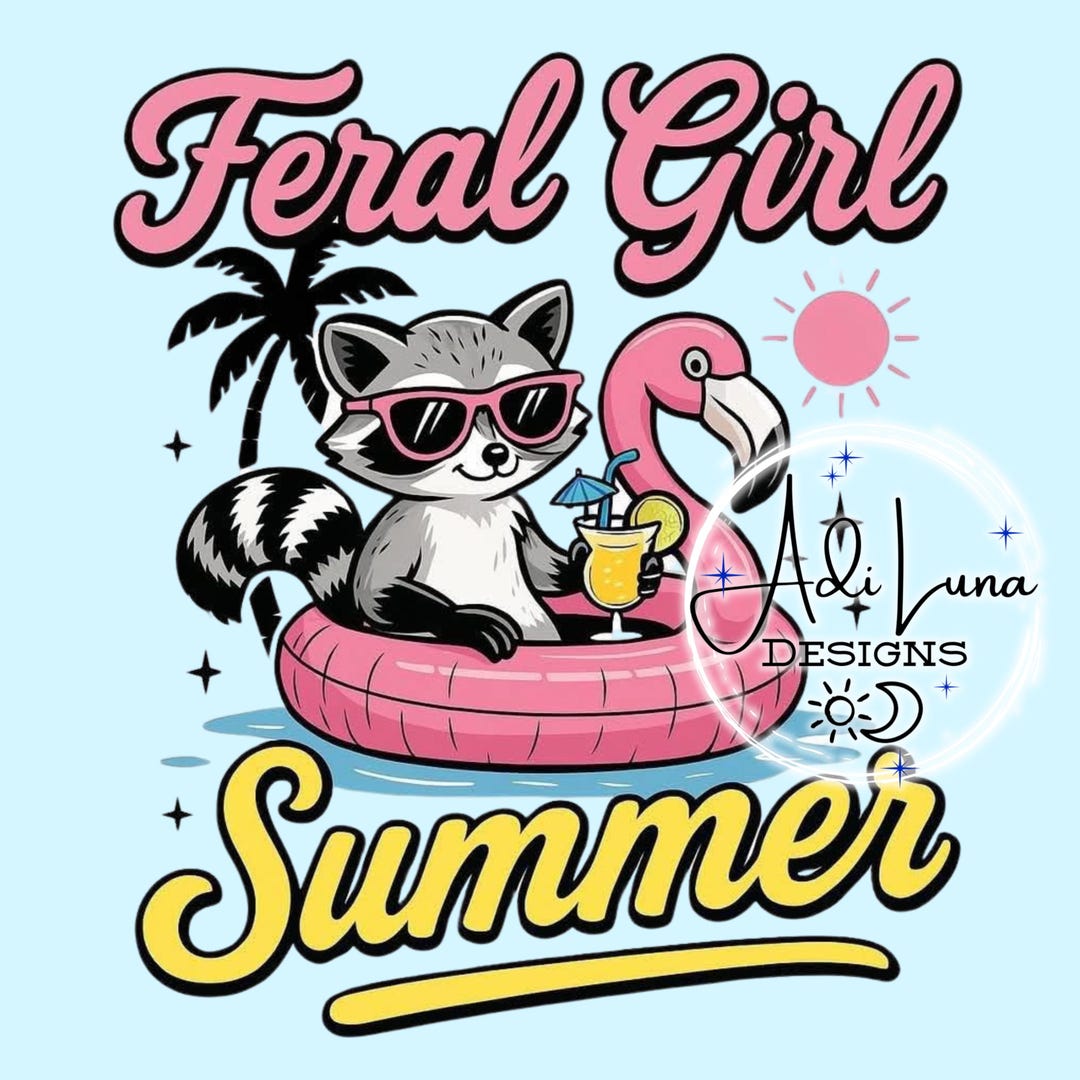 Feral Girl Summer PNG / Digital Download - Etsy