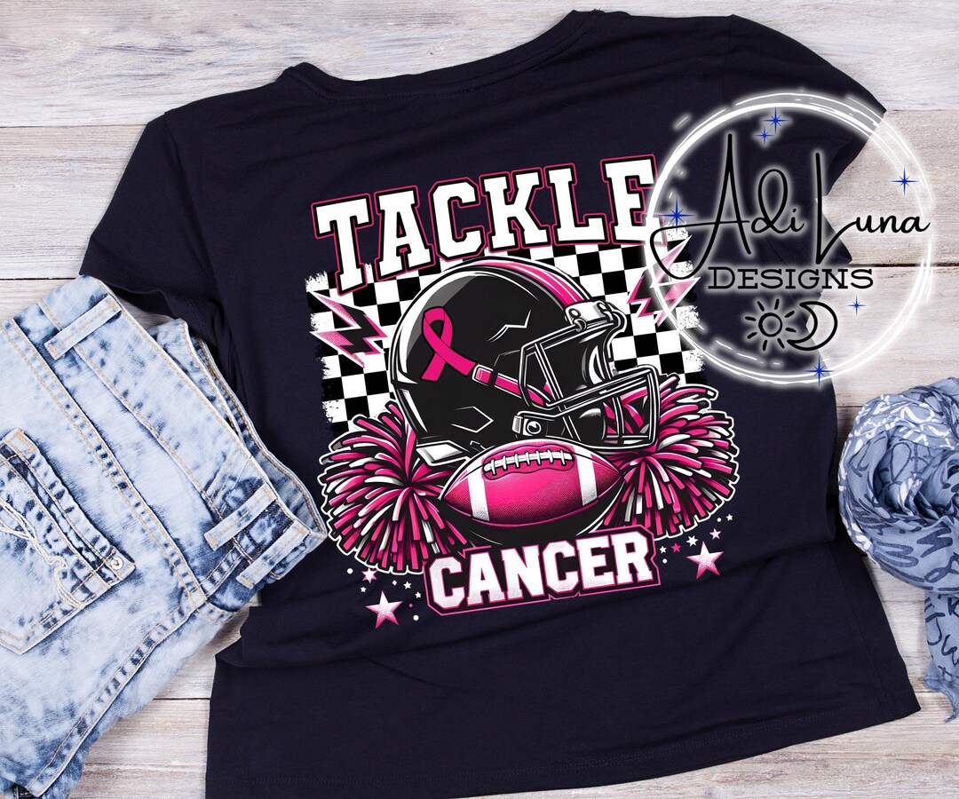 Tackle Cancer PNG / Pink Out Digital Download - Etsy