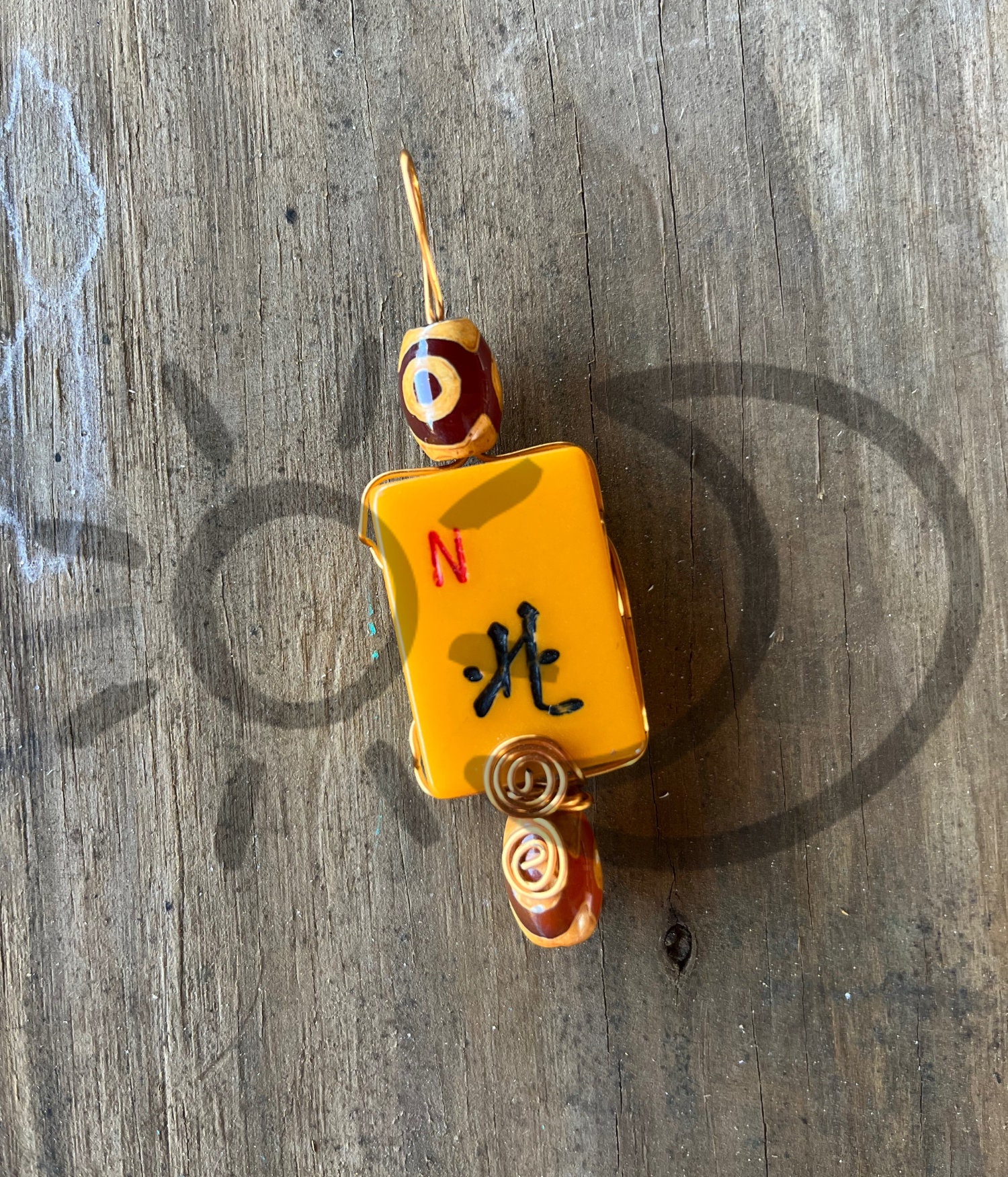 Mahjong Necklace Jewelry / Antique Mahjong Necklace - Etsy