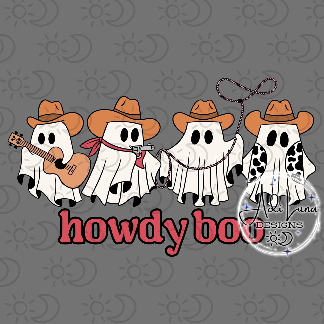 Howdy Boo Halloween PNG / Instant Download - Etsy