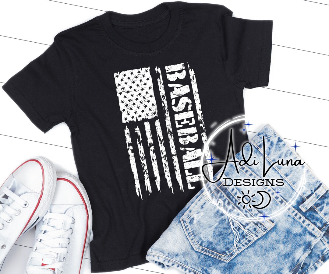 Distressed Baseball Flag PNG / Digital Download - Etsy