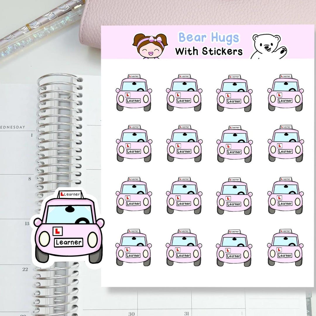 L Driver Stickers - Learner Driver Stickers - First Car Stickers ...