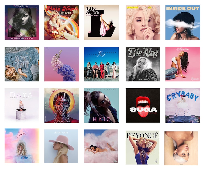 Album Cover Wall Collage Kit digital Downloads 50 Images - Etsy Australia