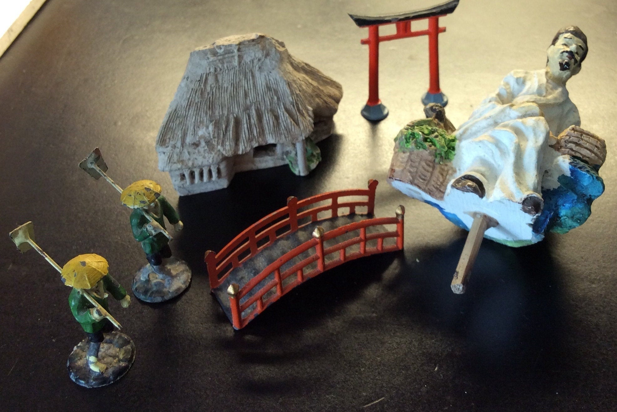 Miniature Asian Figurines - Etsy