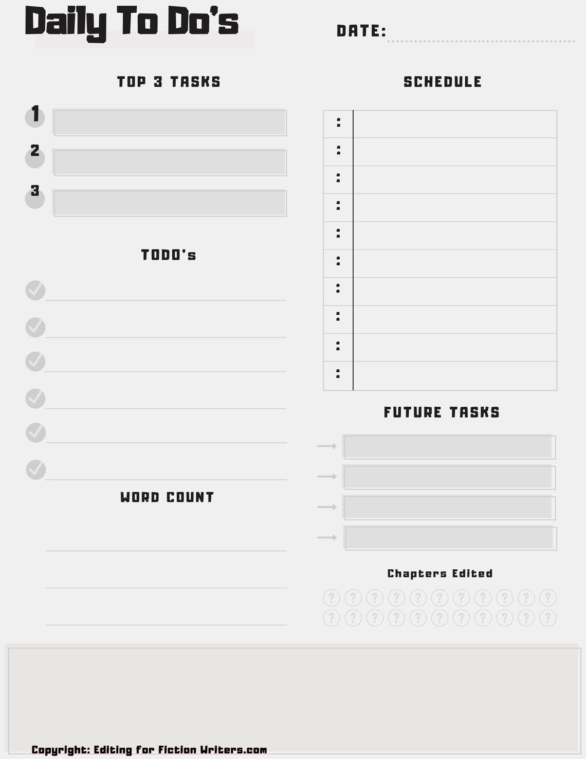 Fiction Writers World Building Template for Science Fiction - Etsy