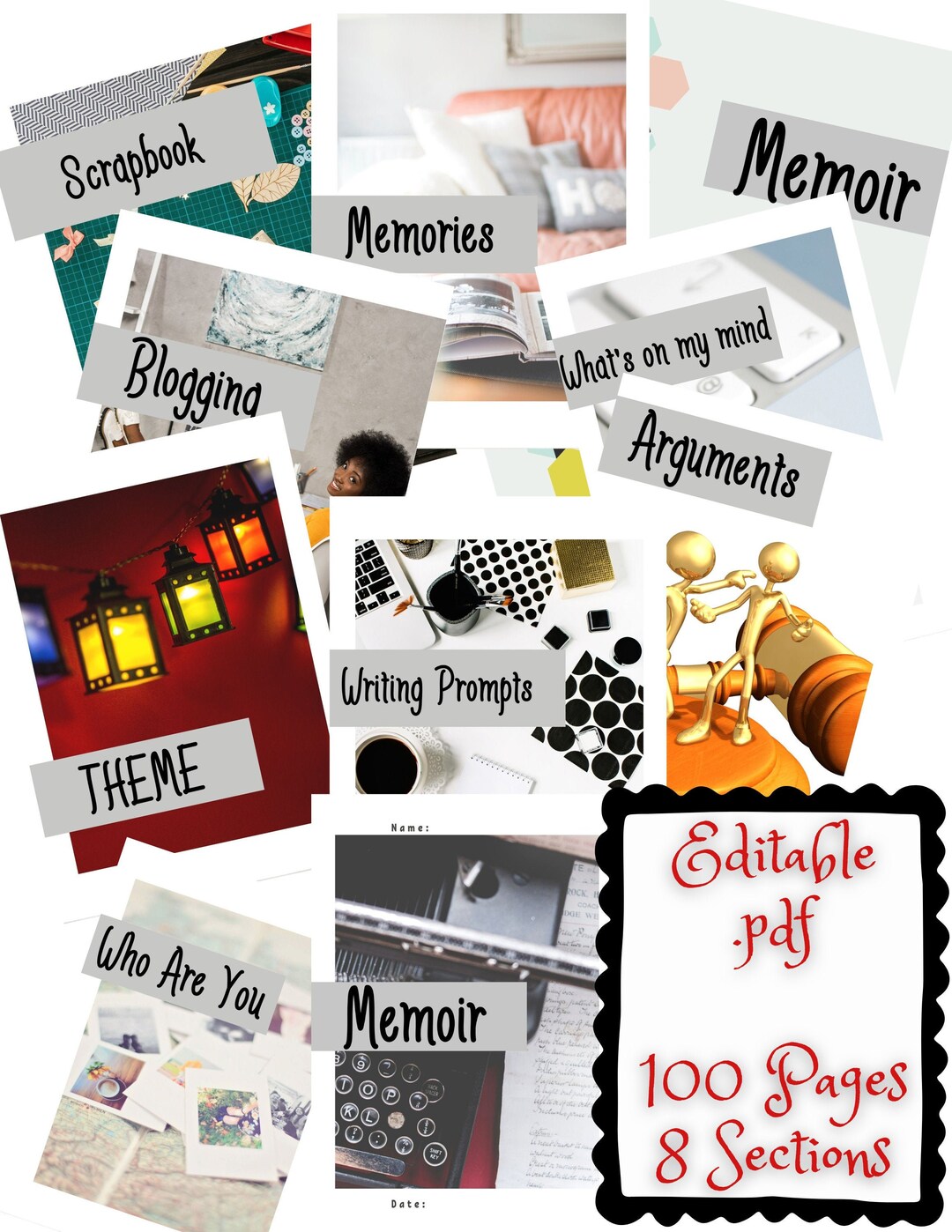 Write a Book About You Using Our Memoir Brainstorming Workbook - It's ...
