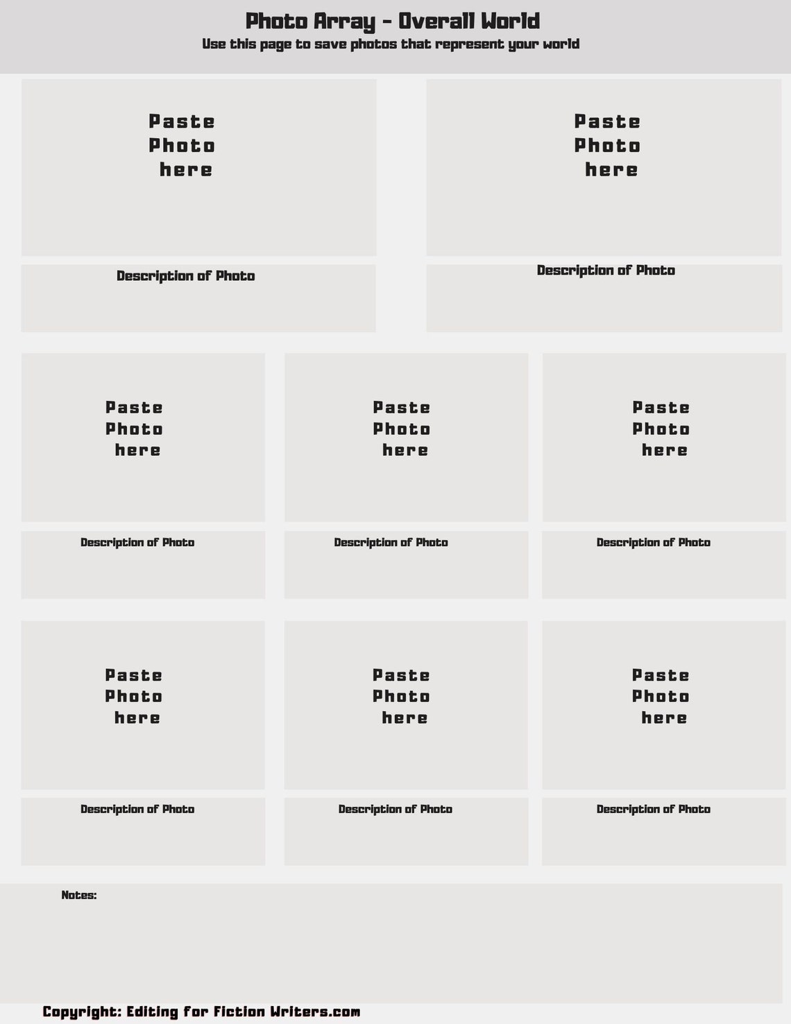 Fiction Writers World Building Template for Science Fiction - Etsy
