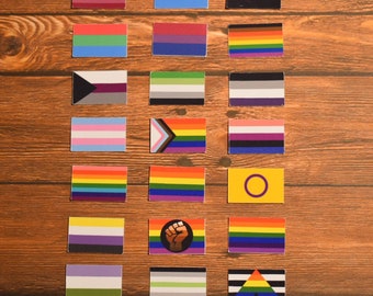 Pride Mini Flags - Etsy