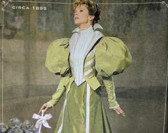 Simplicity Pattern 4078 Victorian Bustle Era circa 1895 | Etsy