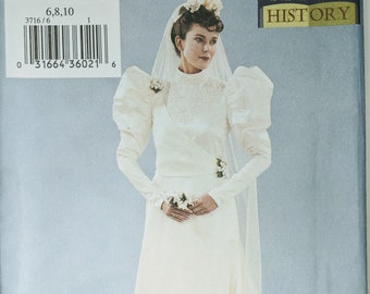 Simplicity Pattern 4078 Victorian Bustle Era Circa 1895 Misses' Two ...