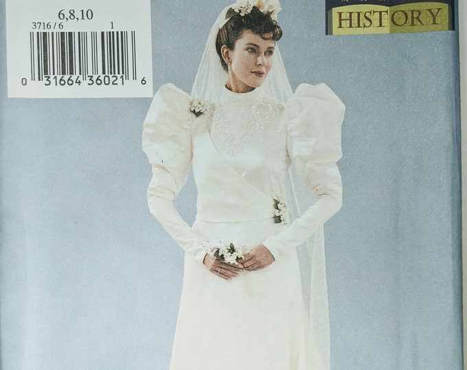 Simplicity Pattern 4078 Victorian Bustle Era Circa 1895 Misses' Two ...