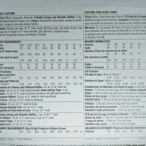 Simplicity Pattern 4078 Victorian Bustle Era Circa 1895 Misses' Two ...